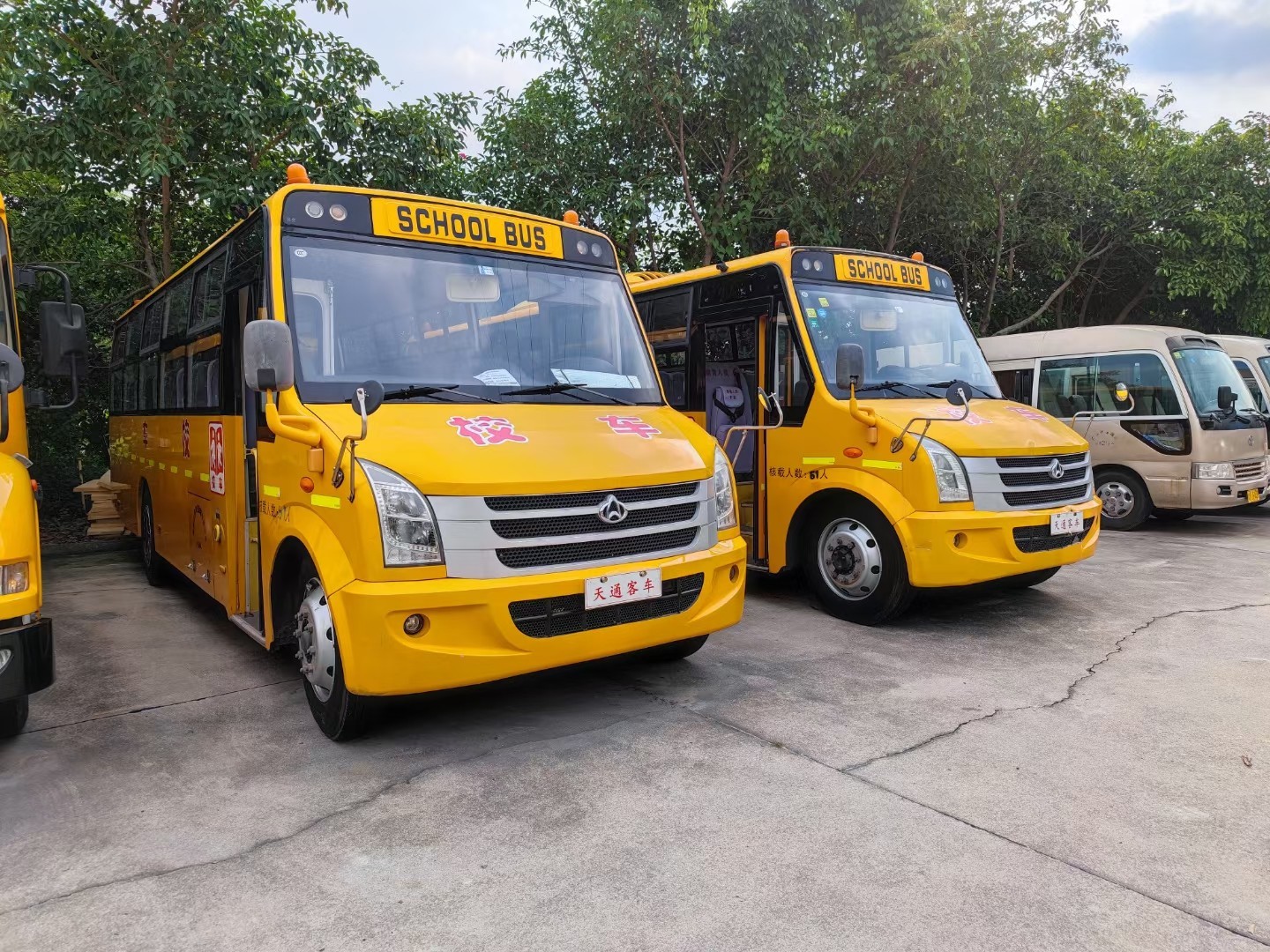 Changan 51 Seats Used School Buses 80km/H Max Speed Euro 4 Emission ...