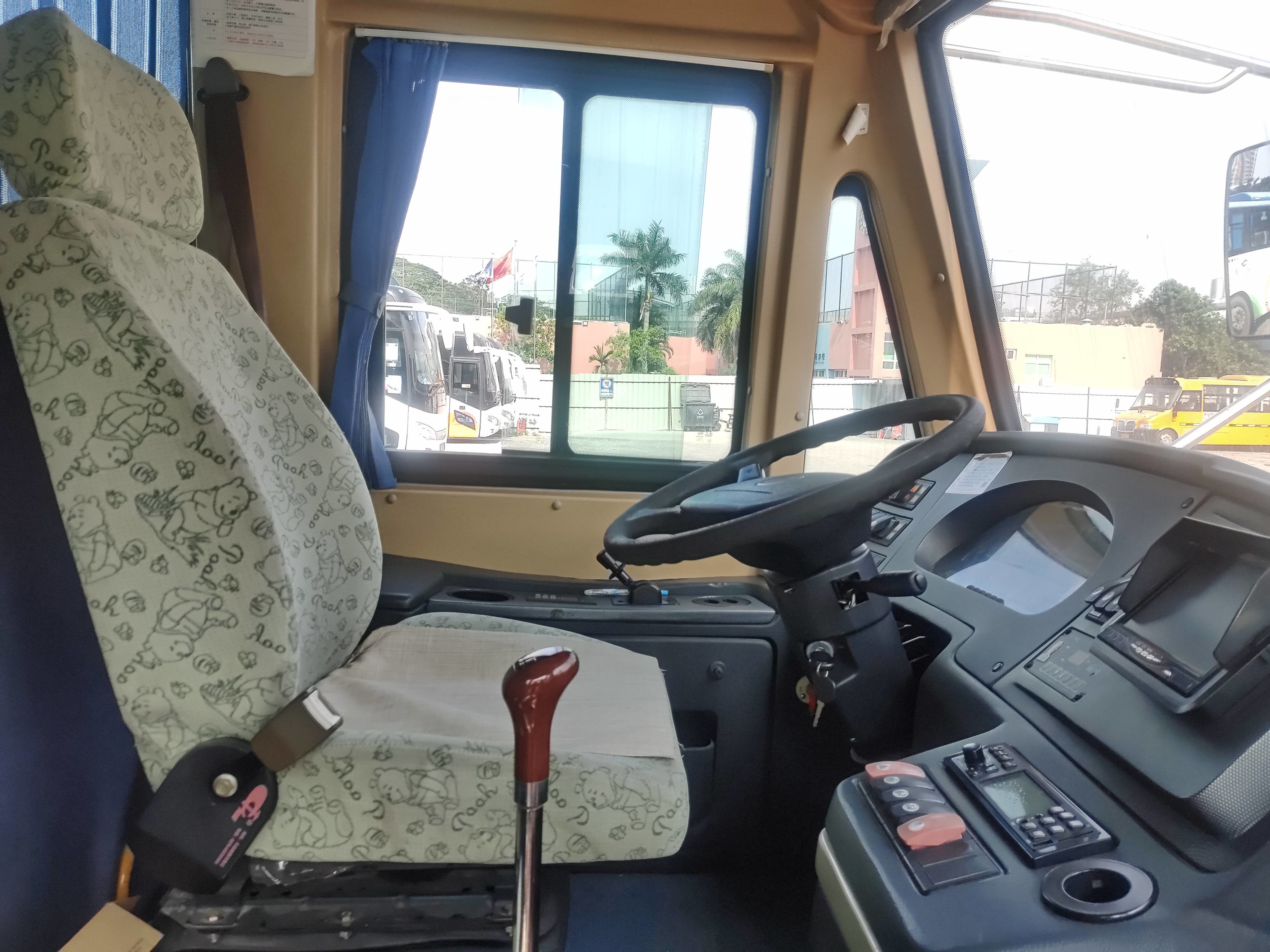 ShenLong Used School Buses 36 Seats LHD Steering Position Diesel Fuel Type