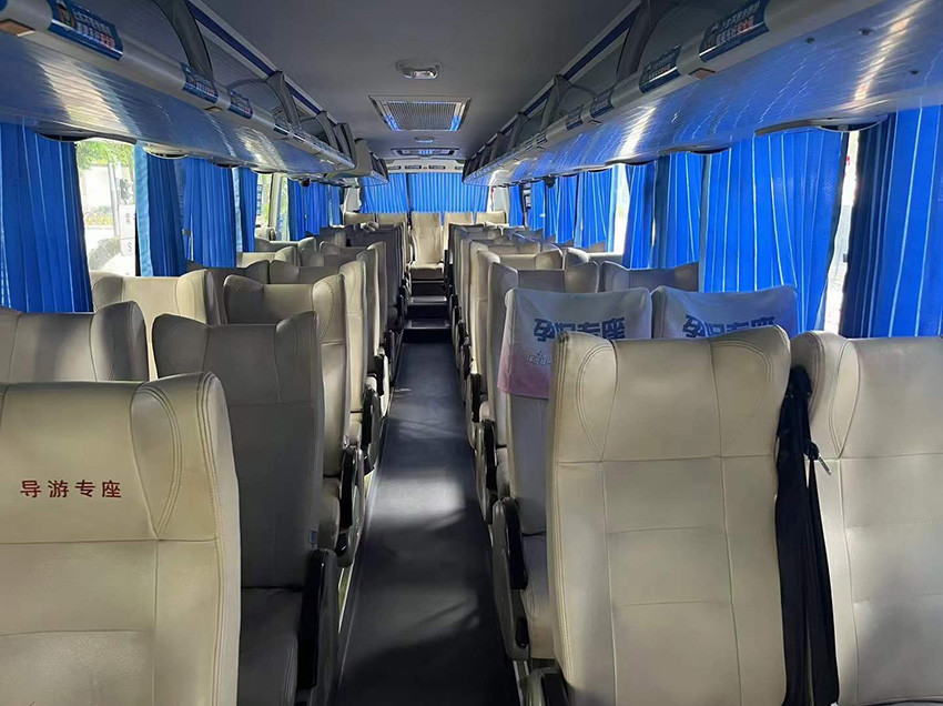 48 Seats Higer Used Coach Bus Diesel LHD Second Medium Hand Intercity ...