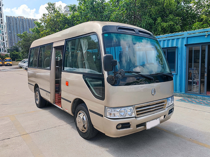 Golden Dragon Used Small Vans 19 Seats Euro 4 LHD AC With Manual ...