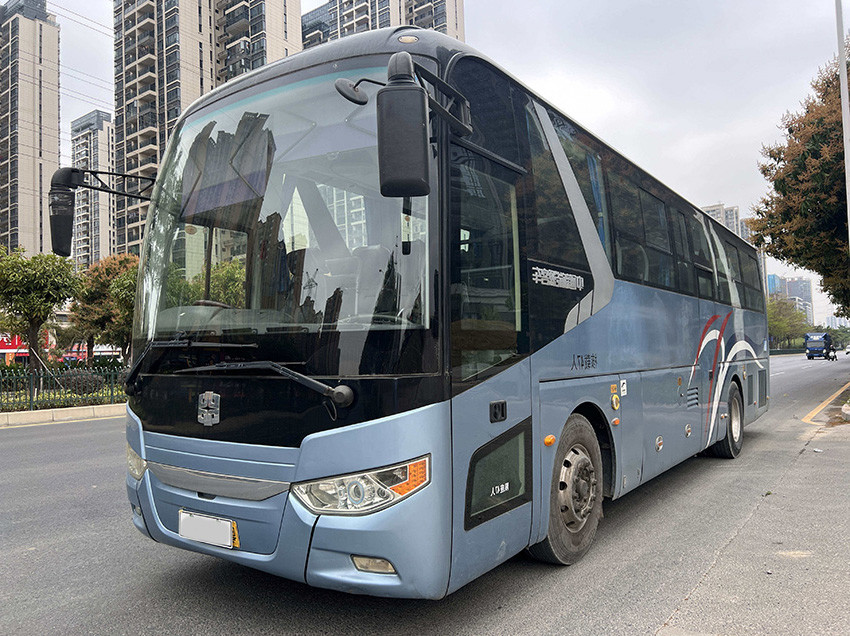 Euro 4 Zhongtong Used Commercial Buses 30 Seats - 50 Seats With WP7 ...