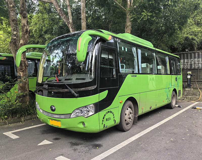 YTM280-CV4-H Motor Used Electric Bus Bus 33 Seats Coach Second Hand ...
